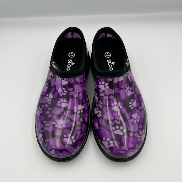 Sloggers | Shoes | Sloggers Waterproof Paw Print Garden Shoes Womens ...